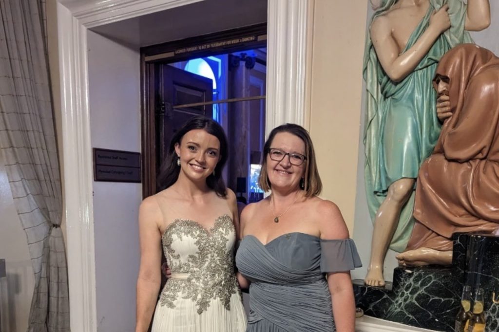 Georgia and Sian Attend a Charity Ball for 2 Wish: Supporting Families ...